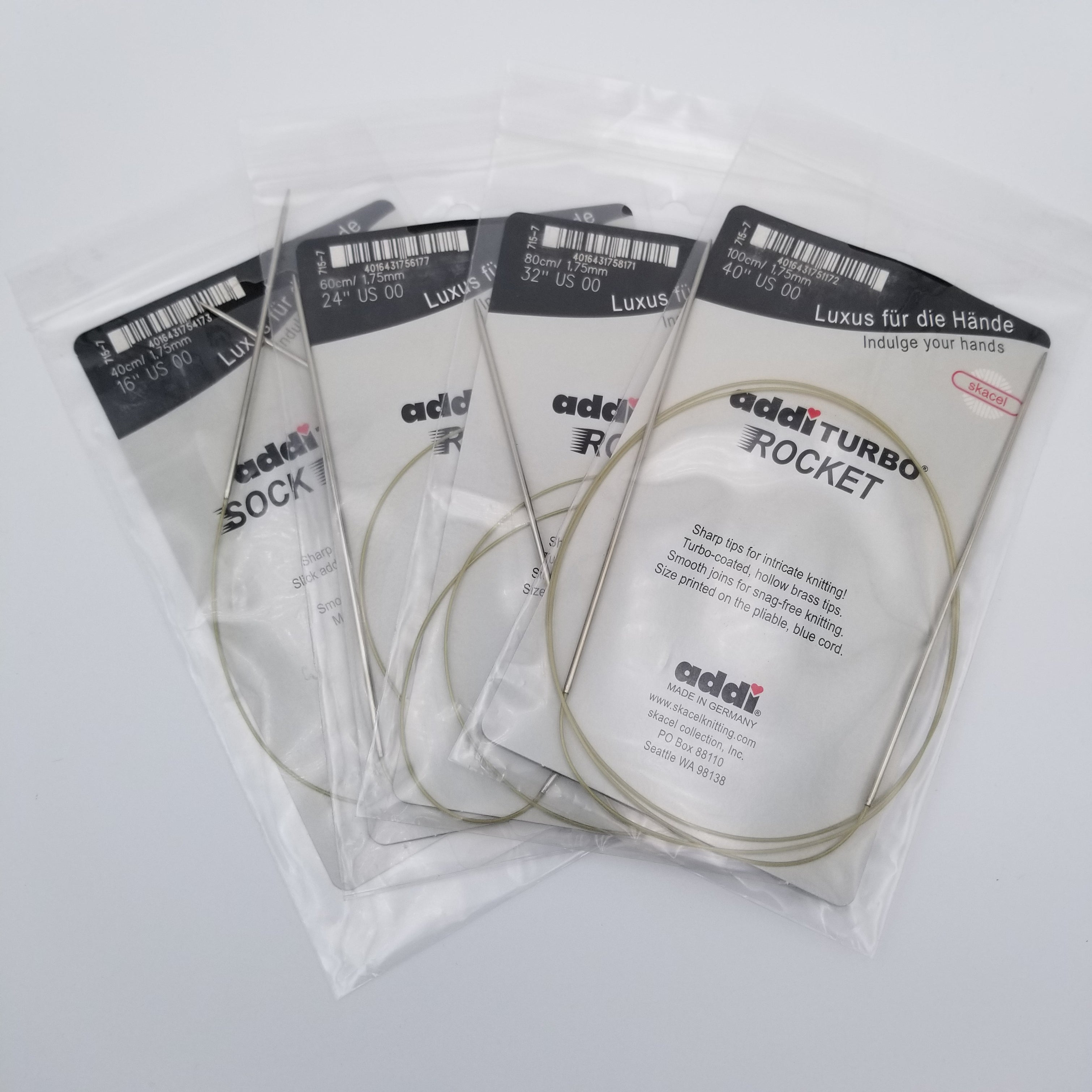 Addi Turbo Sock Rockets Circ US00 – Sit 'n Knit