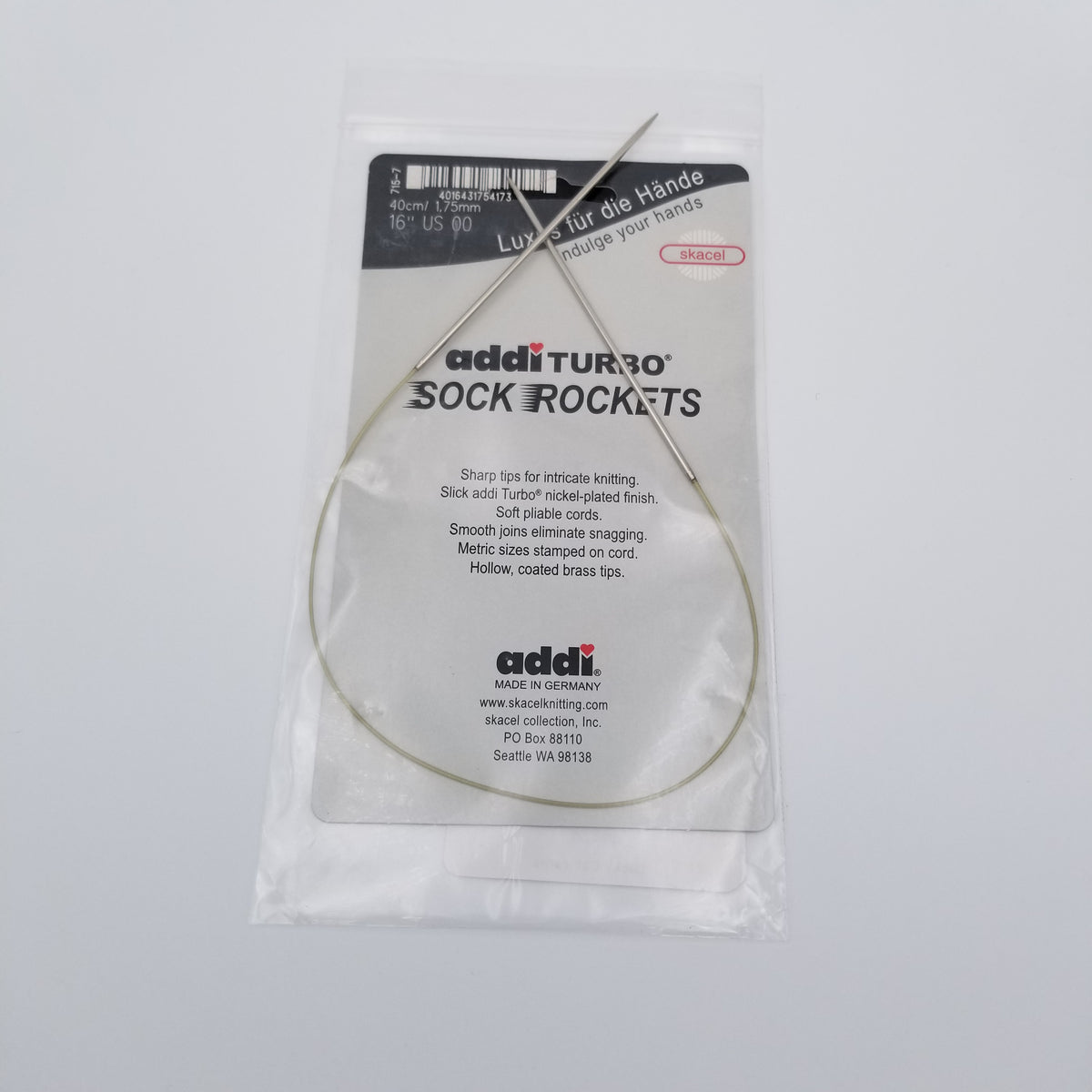 Addi Turbo Sock Rockets Circ US00 – Sit 'n Knit