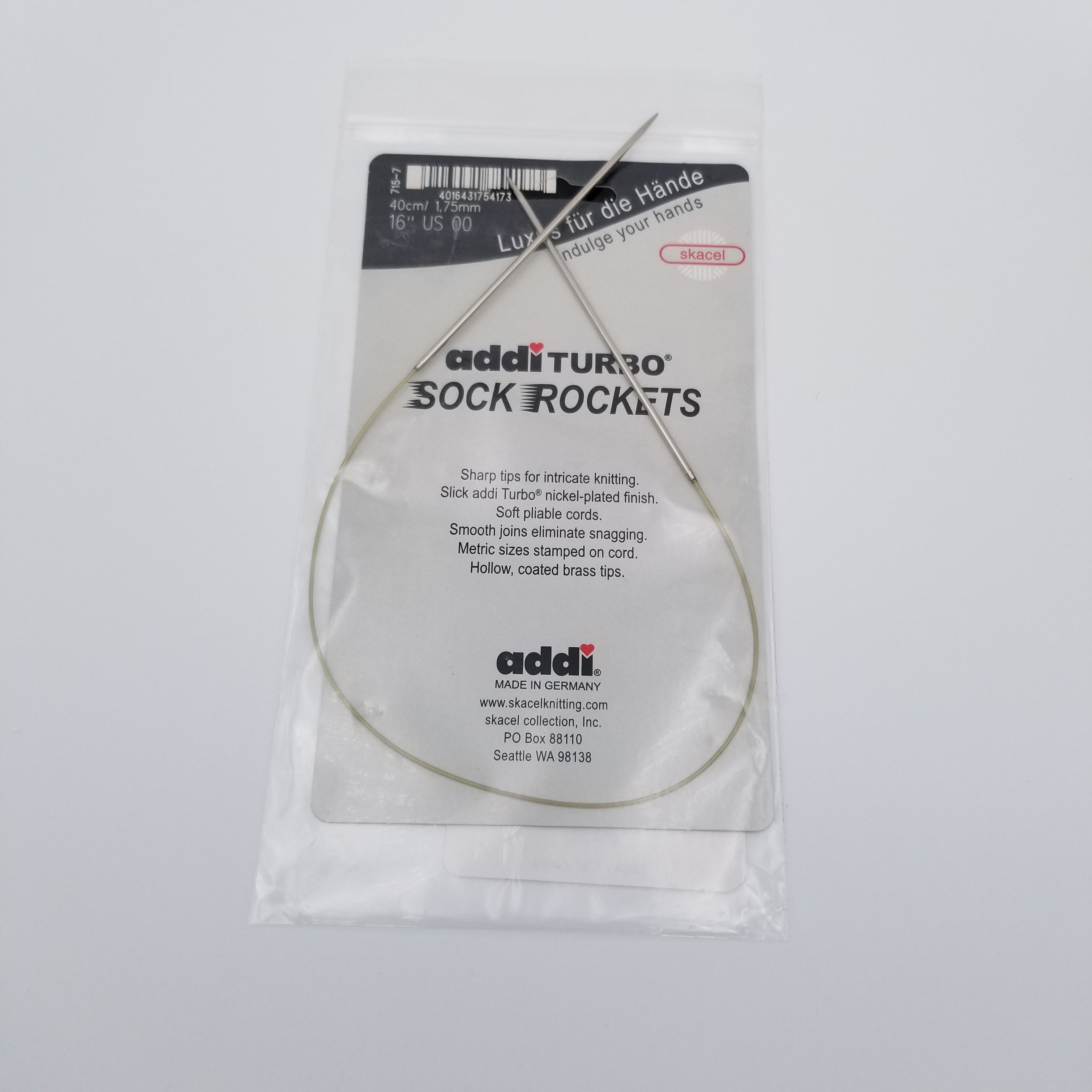 Addi Turbo Sock Rockets Circ US00 – Sit 'n Knit