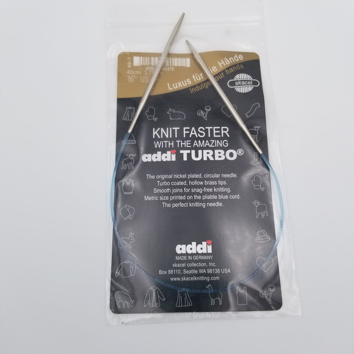 Addi Turbo Circ US5 – Sit 'n Knit