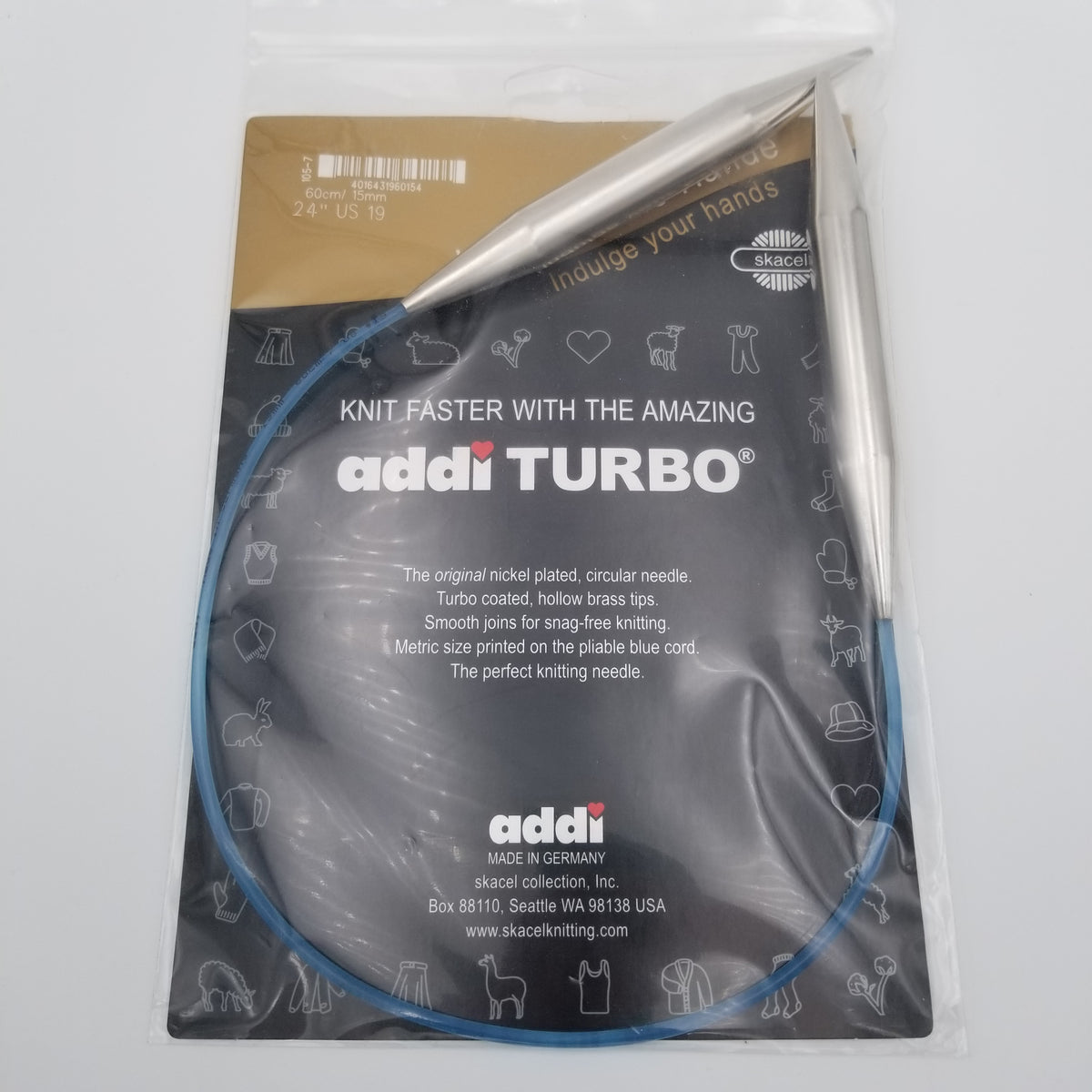 Addi Turbo Circ US19 – Sit 'n Knit